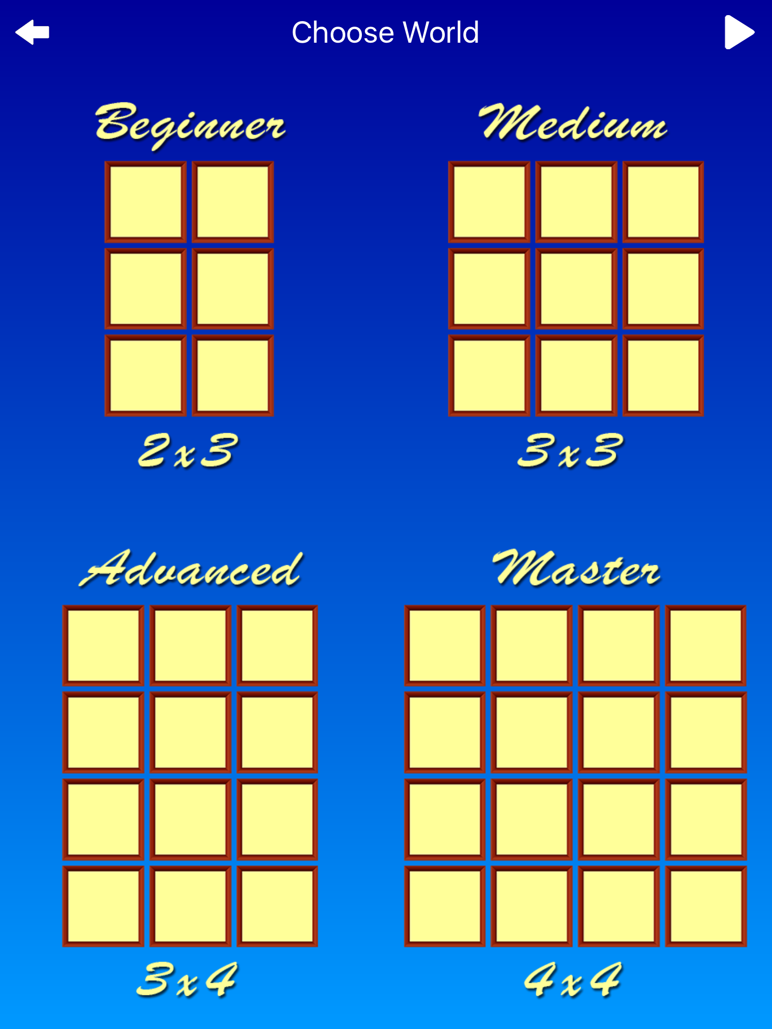 Color Tiles Memory - SamsarApp iOS Game Development
